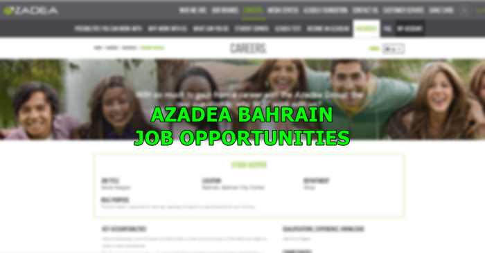 Azadea Bahrain Job Openings 2024 - Bahrain OFW